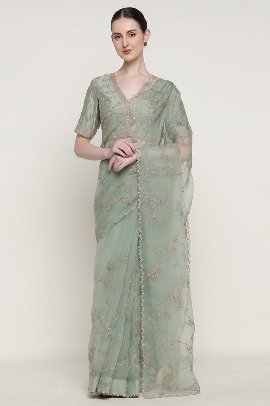 Buy Naseem Chikan Kurta Set | Festive Wear – Summer By Priyanka Gupta