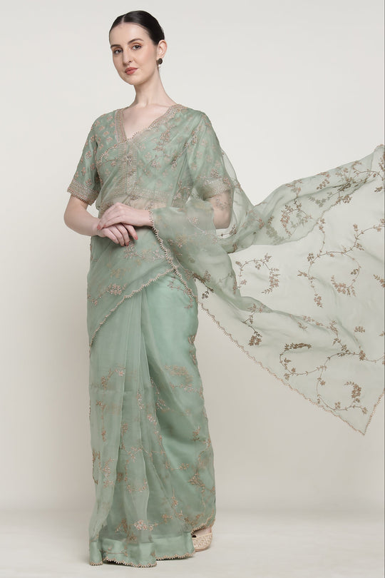 Buy Naseem Chikan Kurta Set | Festive Wear – Summer By Priyanka Gupta